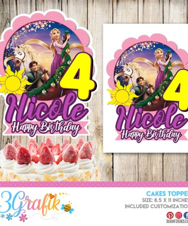 Rapunzel Tangled Printable Party Decorations Archives - 3Grafik ...
